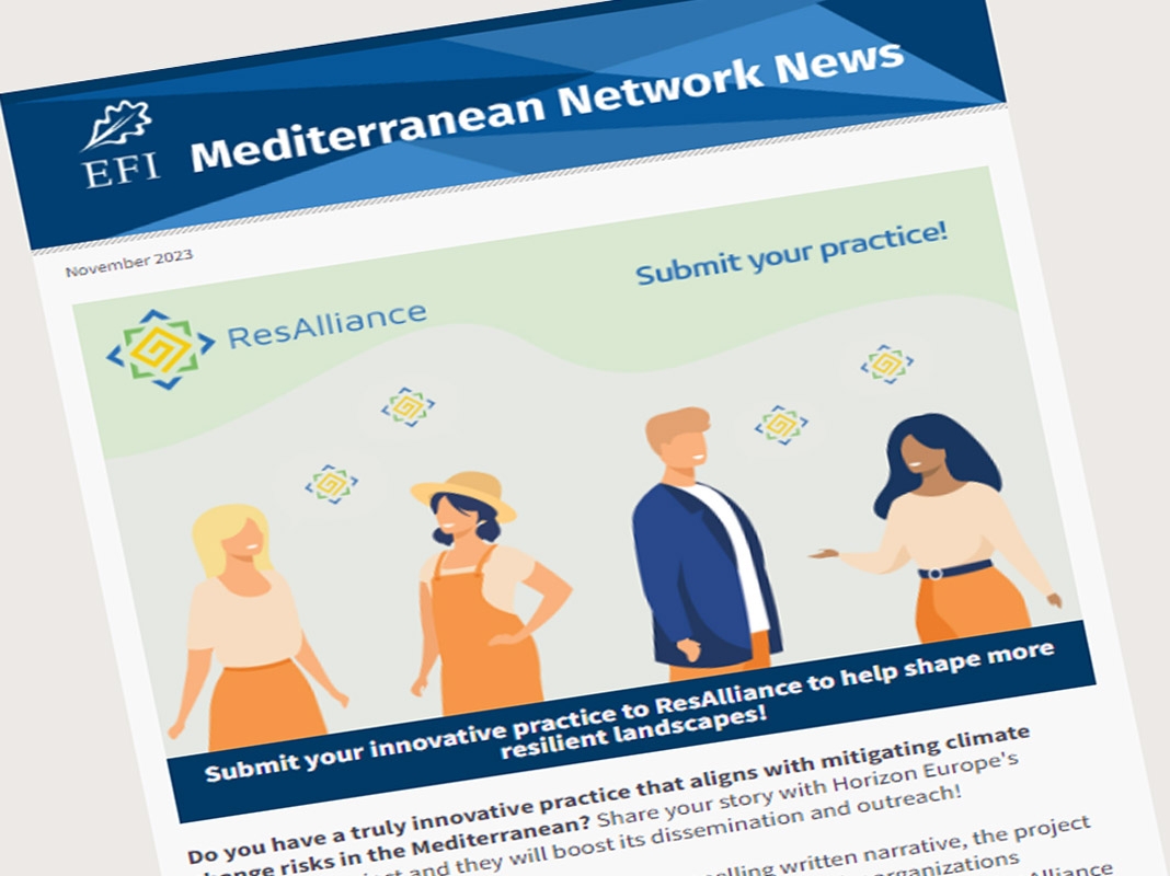 EFIMED's November newsletter puts the spotlight on landscape resilience ...
