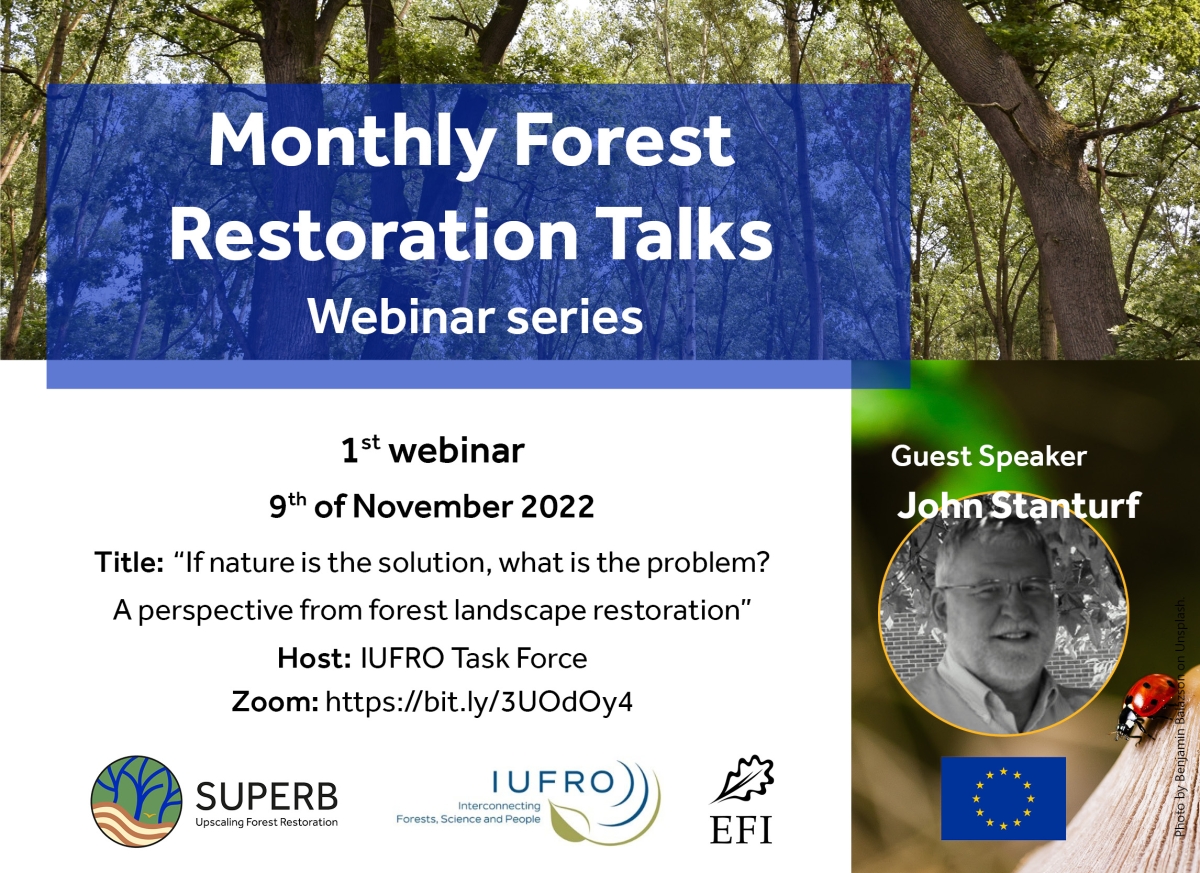 Monthly Forest Restoration Talks, November 2022 edition | European ...